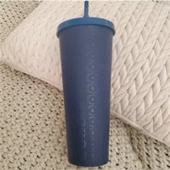 Other | Rare Blue Reflective Logo S Cup Cold Grande Trend | Poshmark